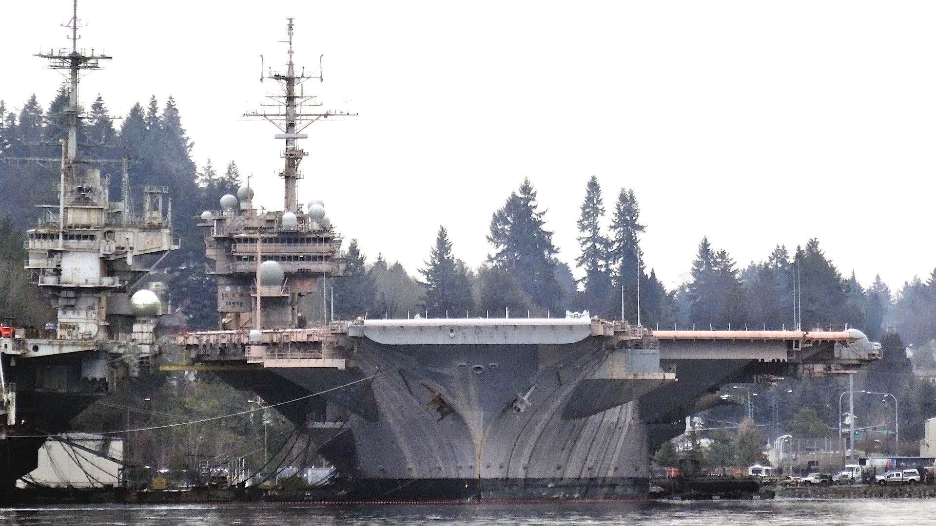 Famed Aircraft Carrier USS Kitty Hawk Is On Her Final Voyage To The ...
