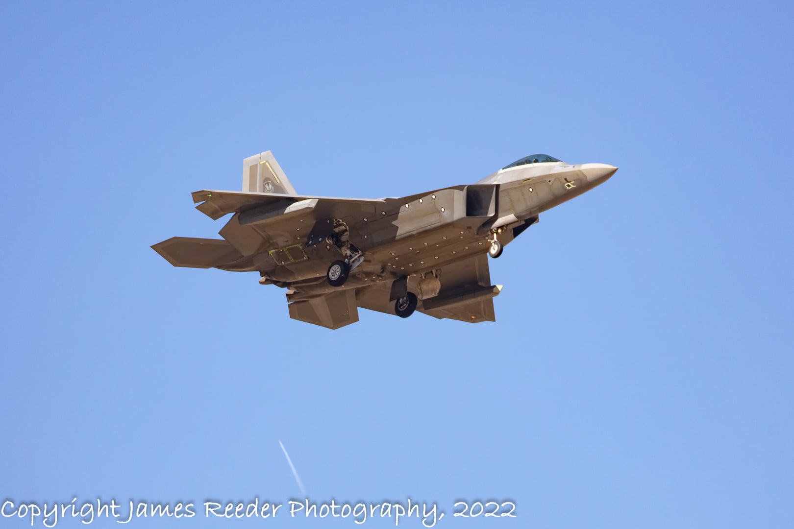 F-22 Raptor Spotted Flying With Stealthy Underwing Pods