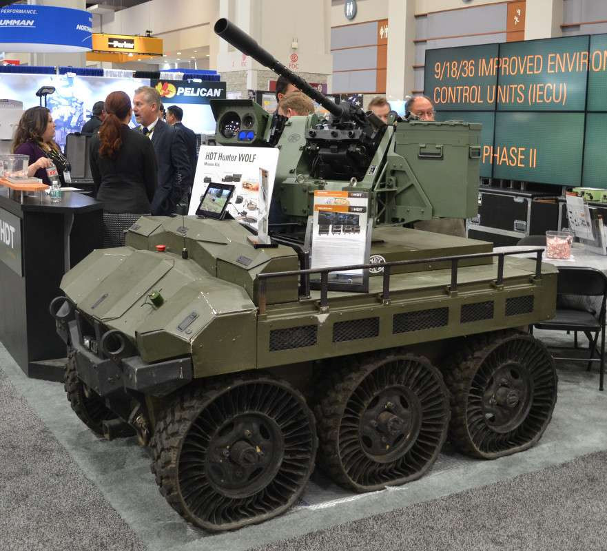 Experimental Marine Unit Deploys 'Hunter Wolf' Unmanned Ground Vehicles ...
