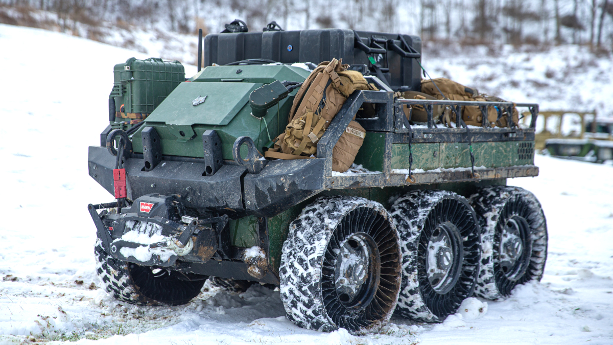 Experimental Marine Unit Deploys 'Hunter Wolf' Unmanned Ground Vehicles ...