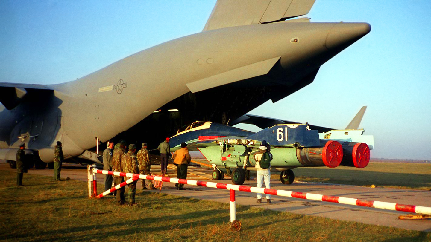 The Last Time The United States Got Its Hands On A Fleet Of MiG-29 Fighters
