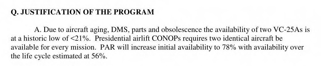 'Air Force One' 747s Now Cost $177k An Hour To Fly