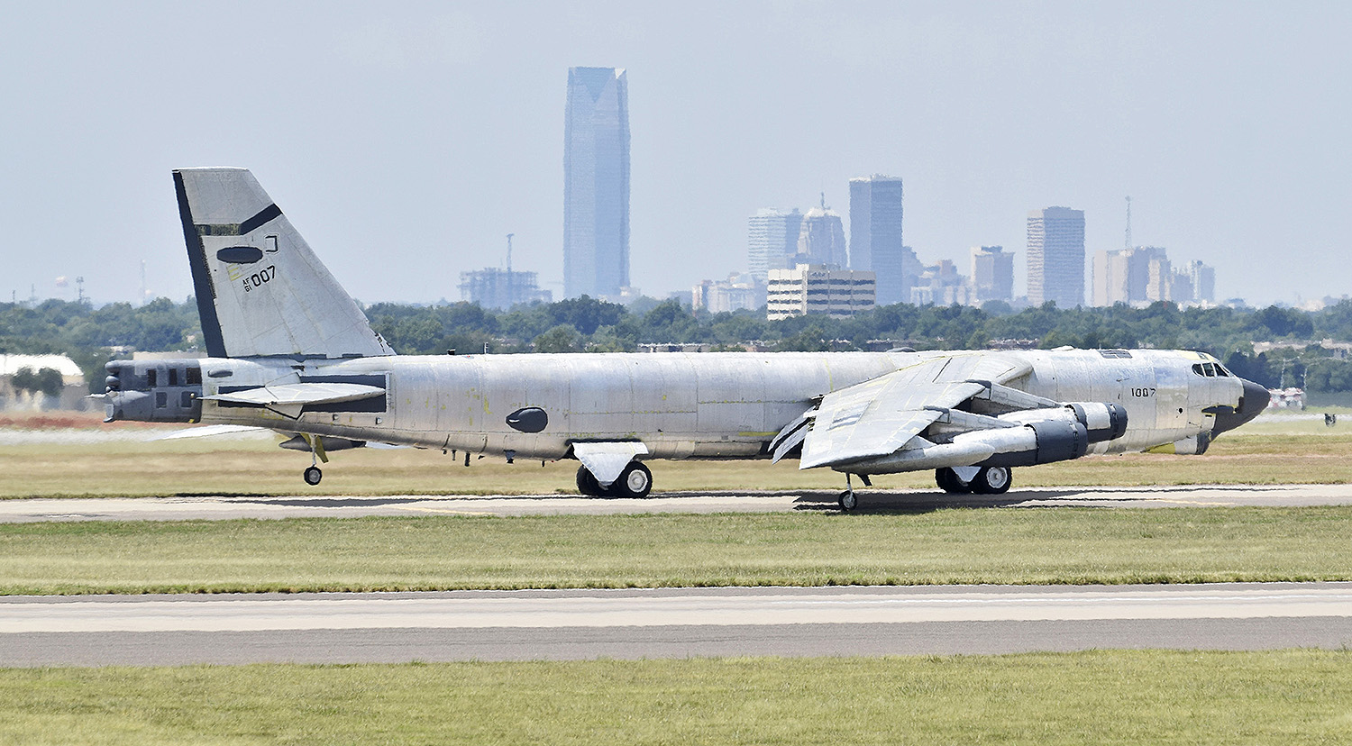 Resurrected B-52H ‘Ghost Rider’ Reenters Active Service At Minot AFB