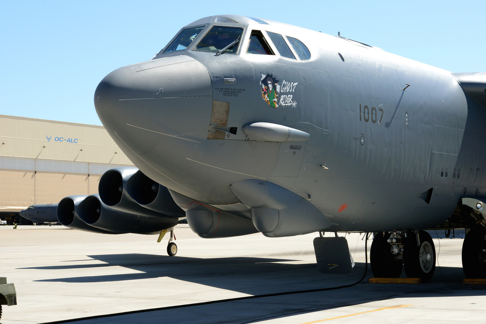 Resurrected B-52H ‘Ghost Rider’ Reenters Active Service At Minot AFB