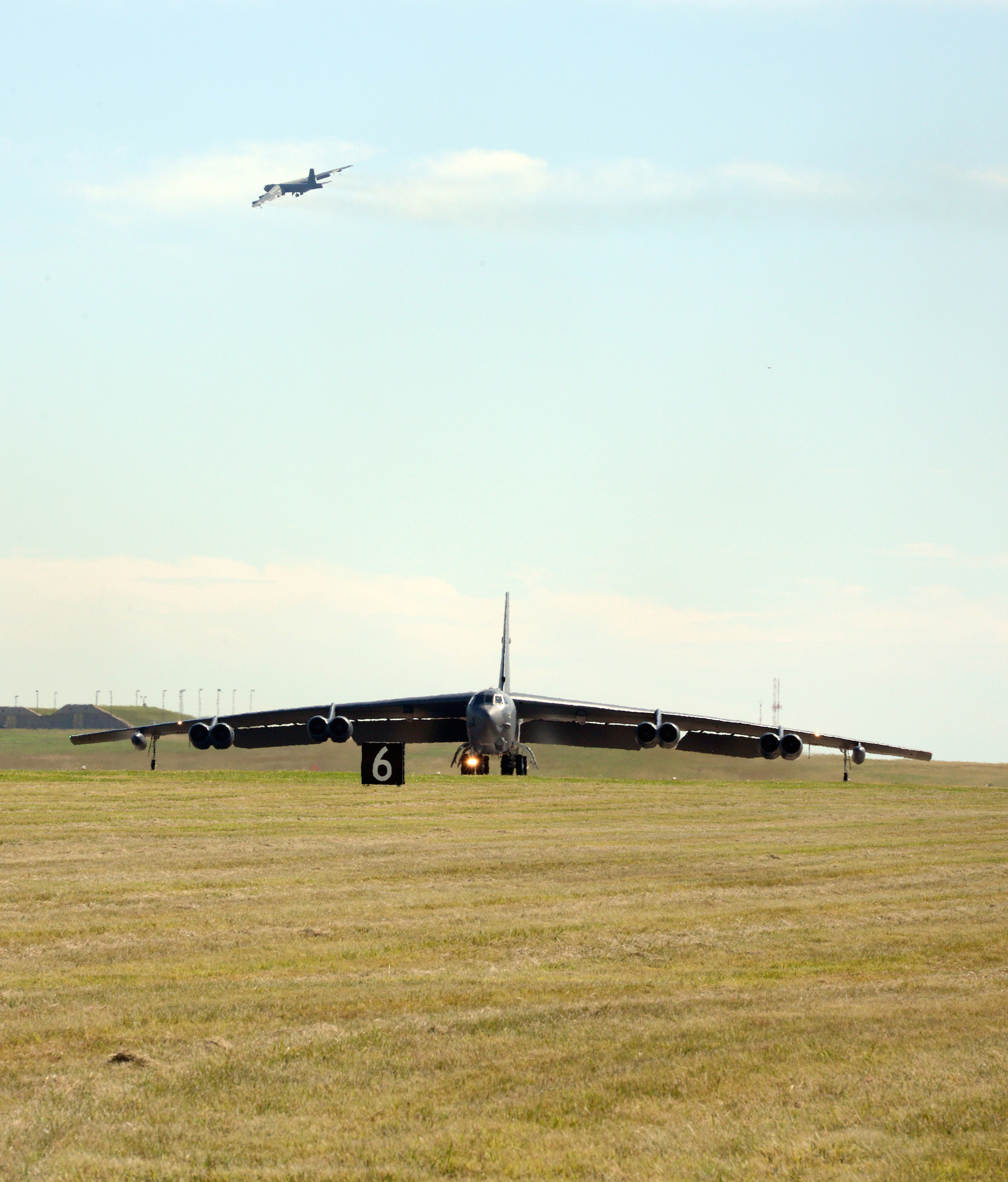 Resurrected B-52H ‘Ghost Rider’ Reenters Active Service At Minot AFB