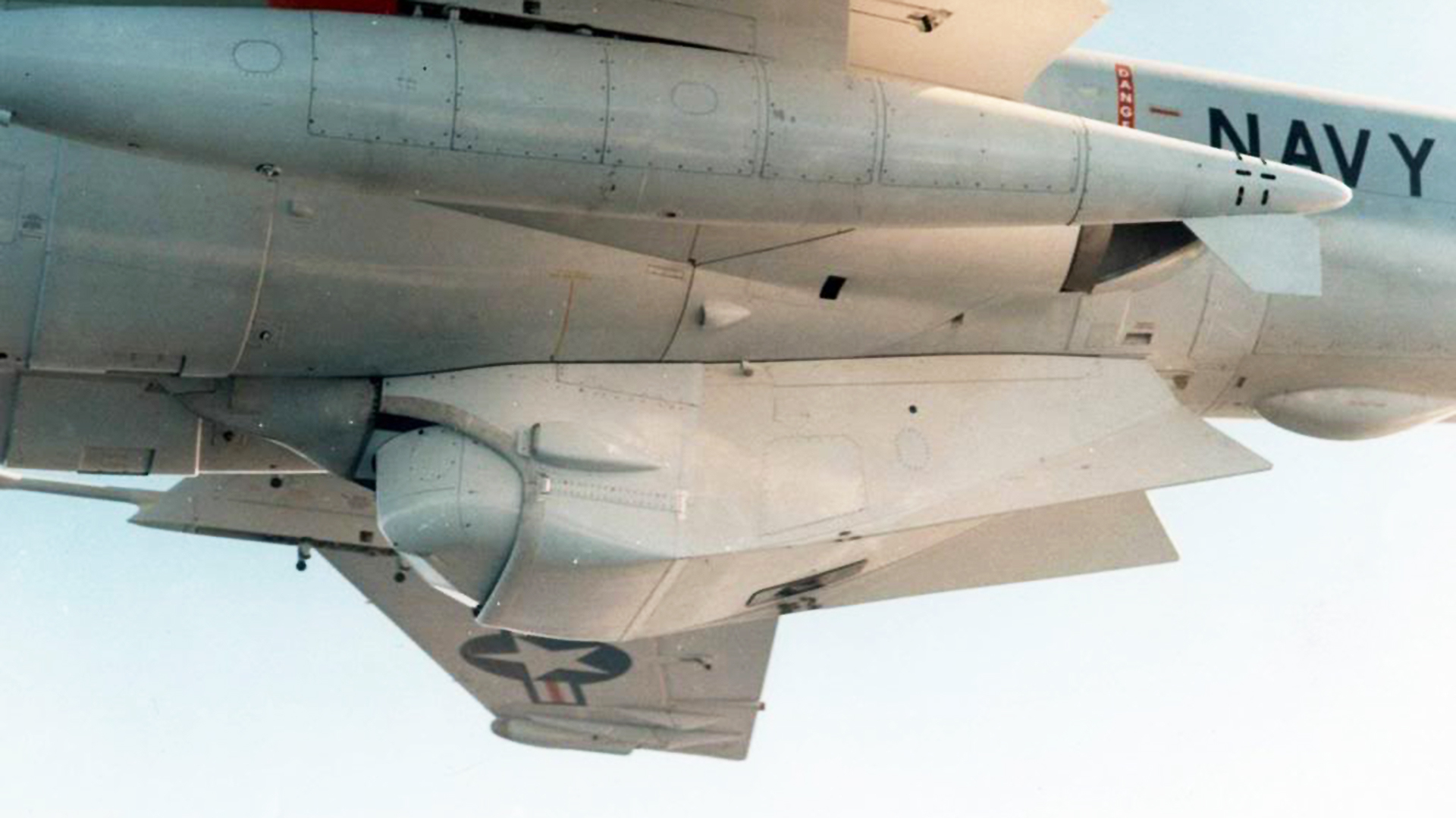 Behold The Pioneering A-6C Intruder With Its Massive Ventral Sensor Pod