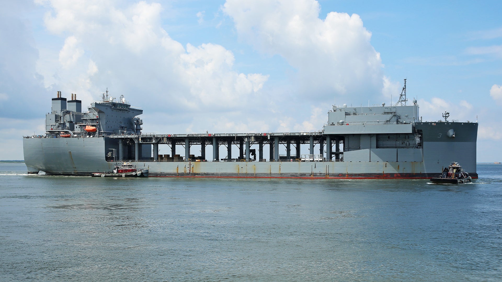 The Navy's Gargantuan New Sea Base Is On Its Way To The Middle East