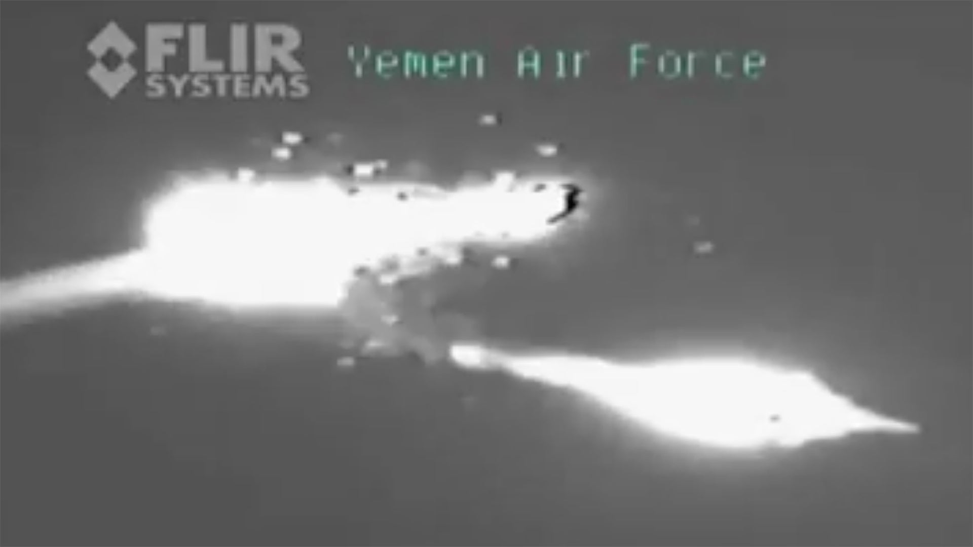 Houthi Rebels Release FLIR Video Showing Shoot Down of Saudi F-15S Over ...