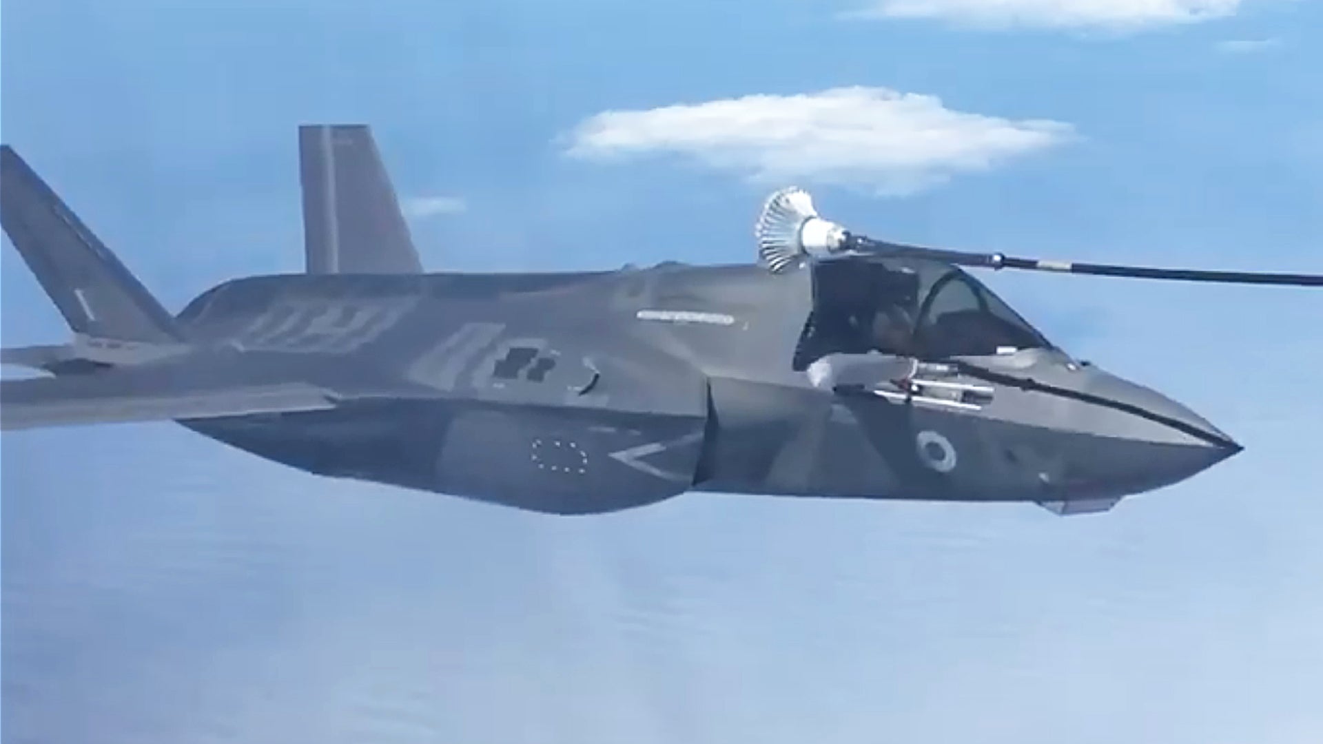 Watch This F-35B Have A Bit Of Aerial Refueling Frustration On Its Way ...