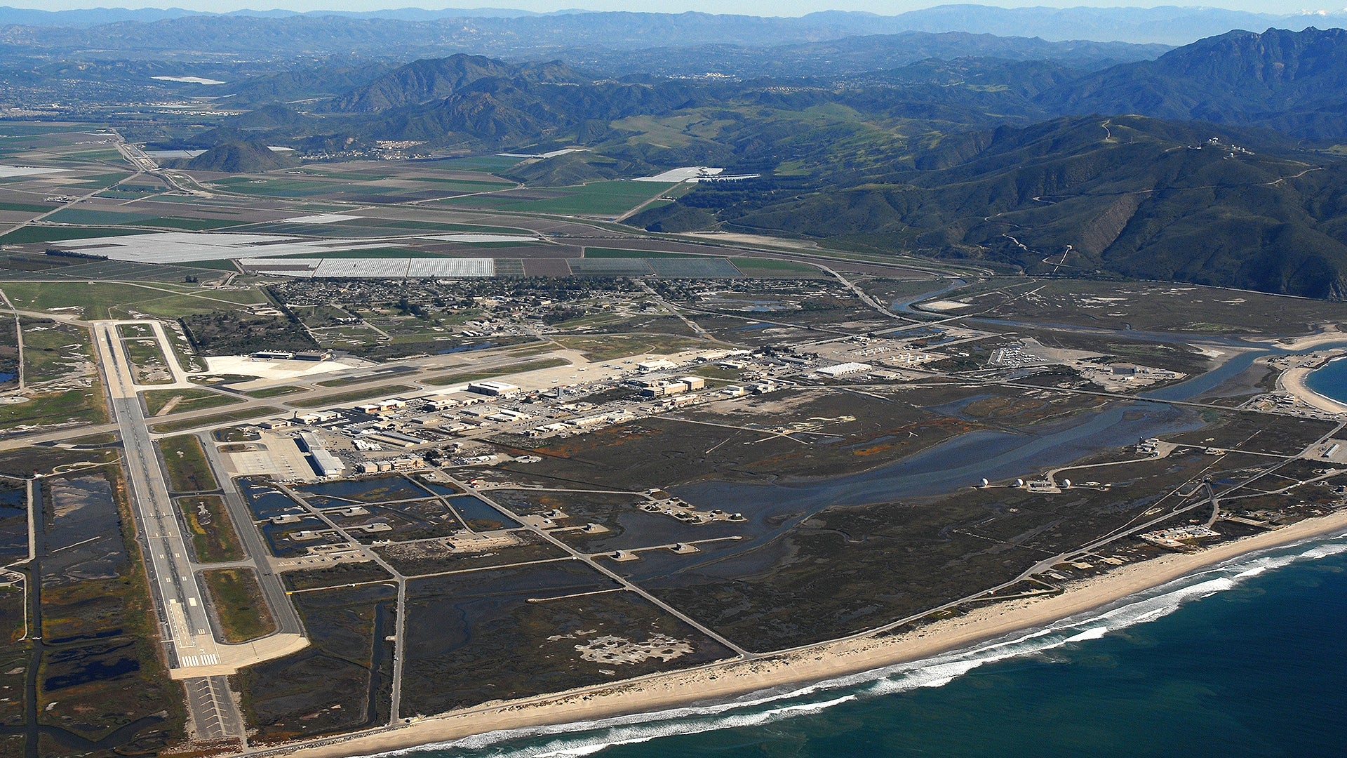 Evacuated Naval Air Station Point Mugu And Key Radar Station Threatened ...