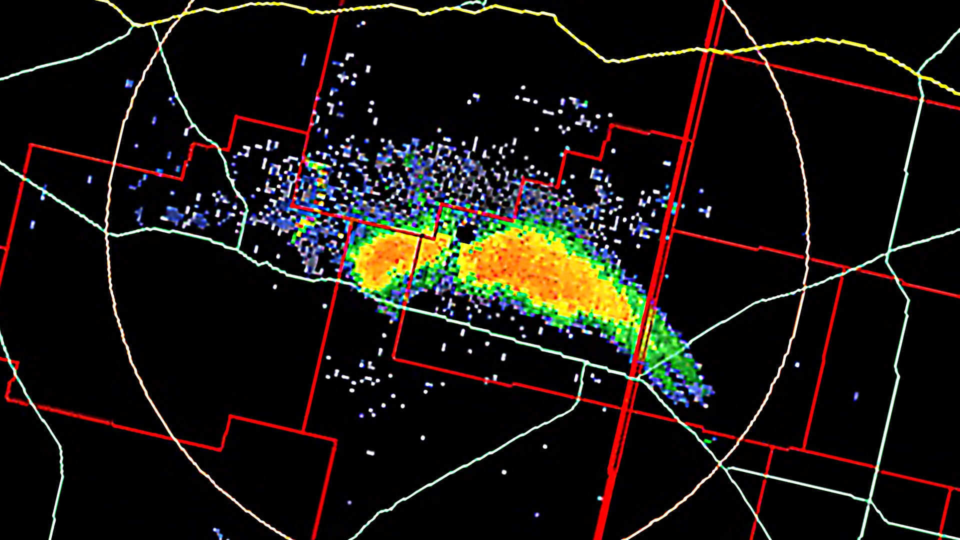 Mysterious Cloud Of Chaff Lights Up Radar Over Dozens Of Miles Of New ...