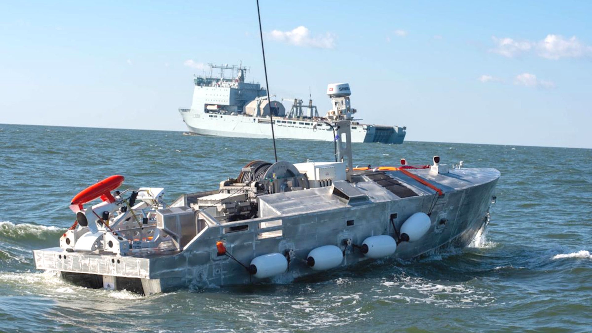 U.S. Navy Turned A British Amphibious Ship Into A Mine-Clearing Sea ...
