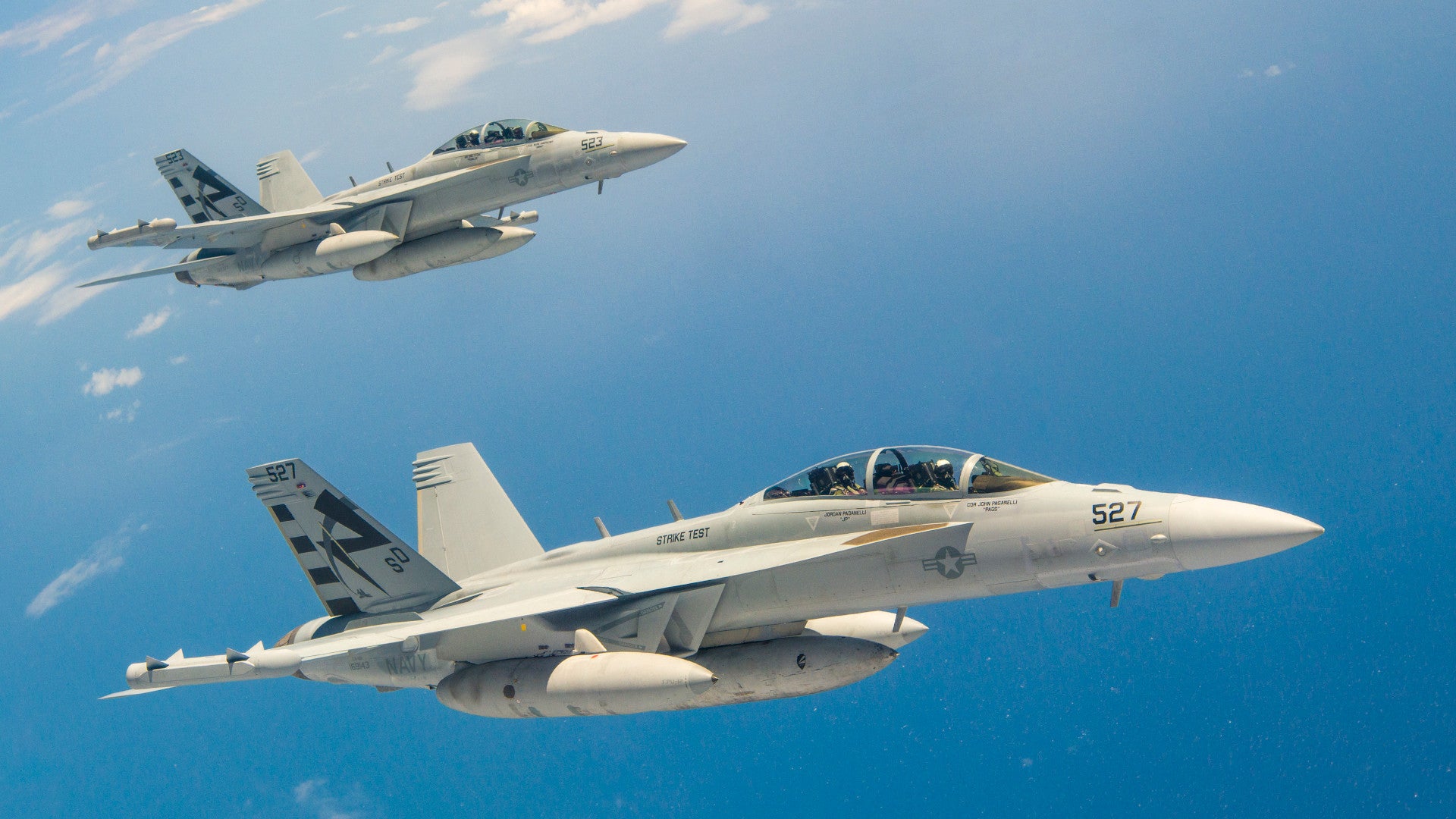 Navy EA-18G Teamed With Two Other Growlers Flying Semi-Autonomously As ...