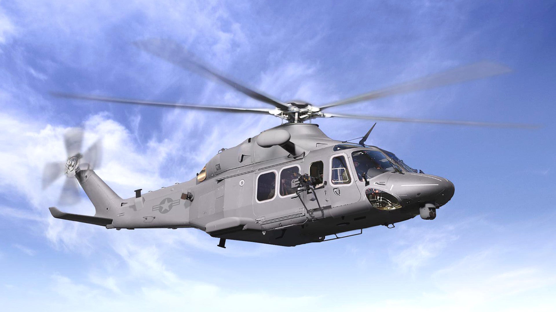 Door Gunners On The Air Force's New Grey Wolf Helicopters Need ...
