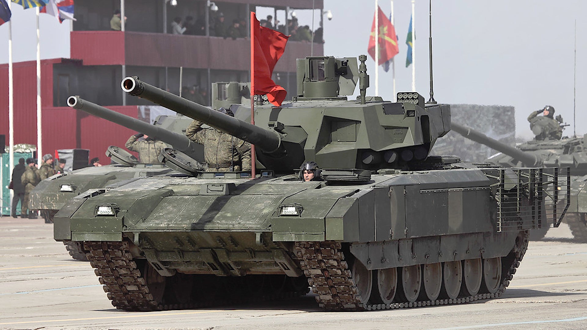 Russian Government Says It Sent Its New T-14 Tanks To Syria For Combat ...