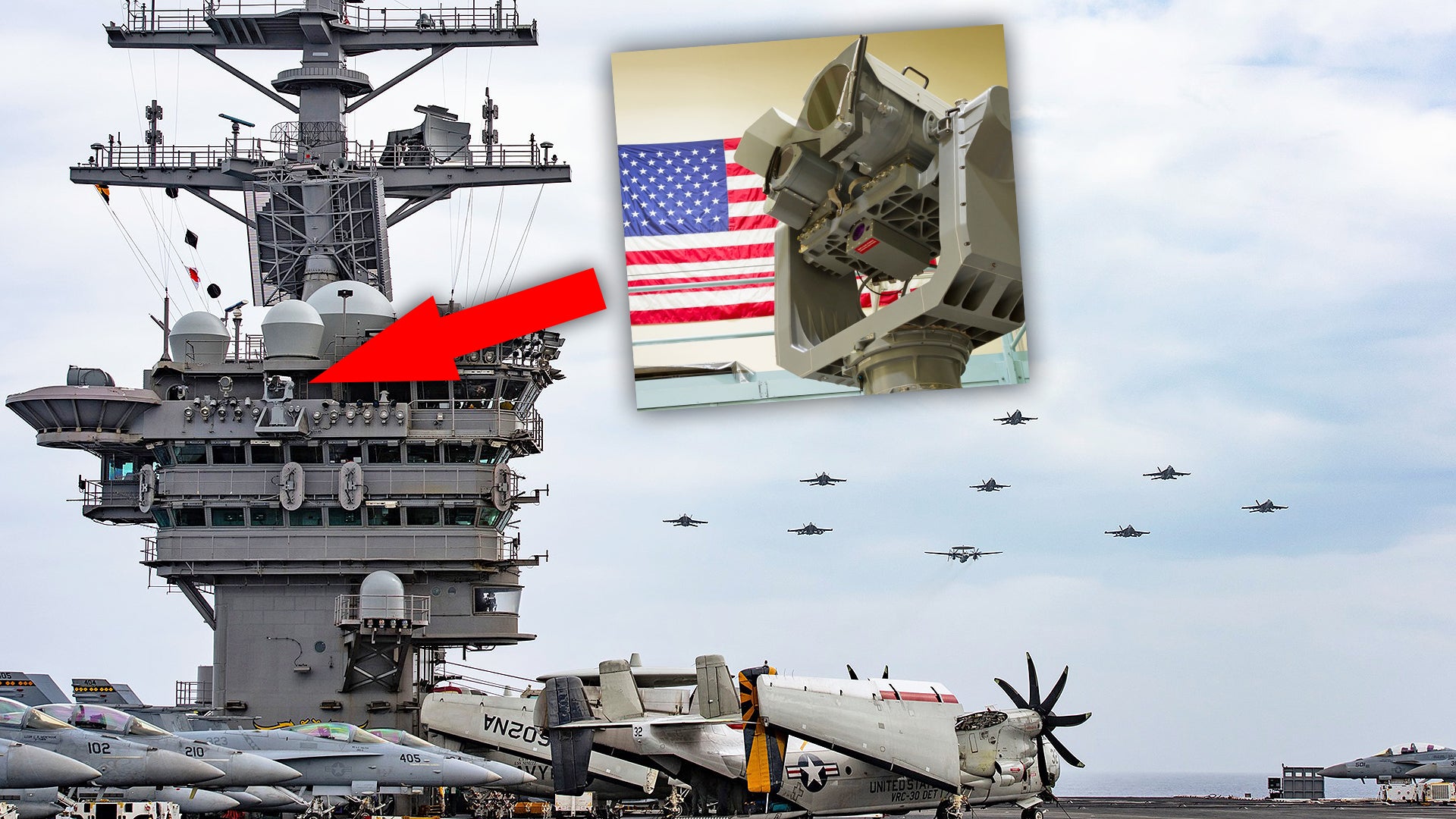 USS Nimitz Aircraft Carrier Deploys With Powerful New Infrared Sensor ...