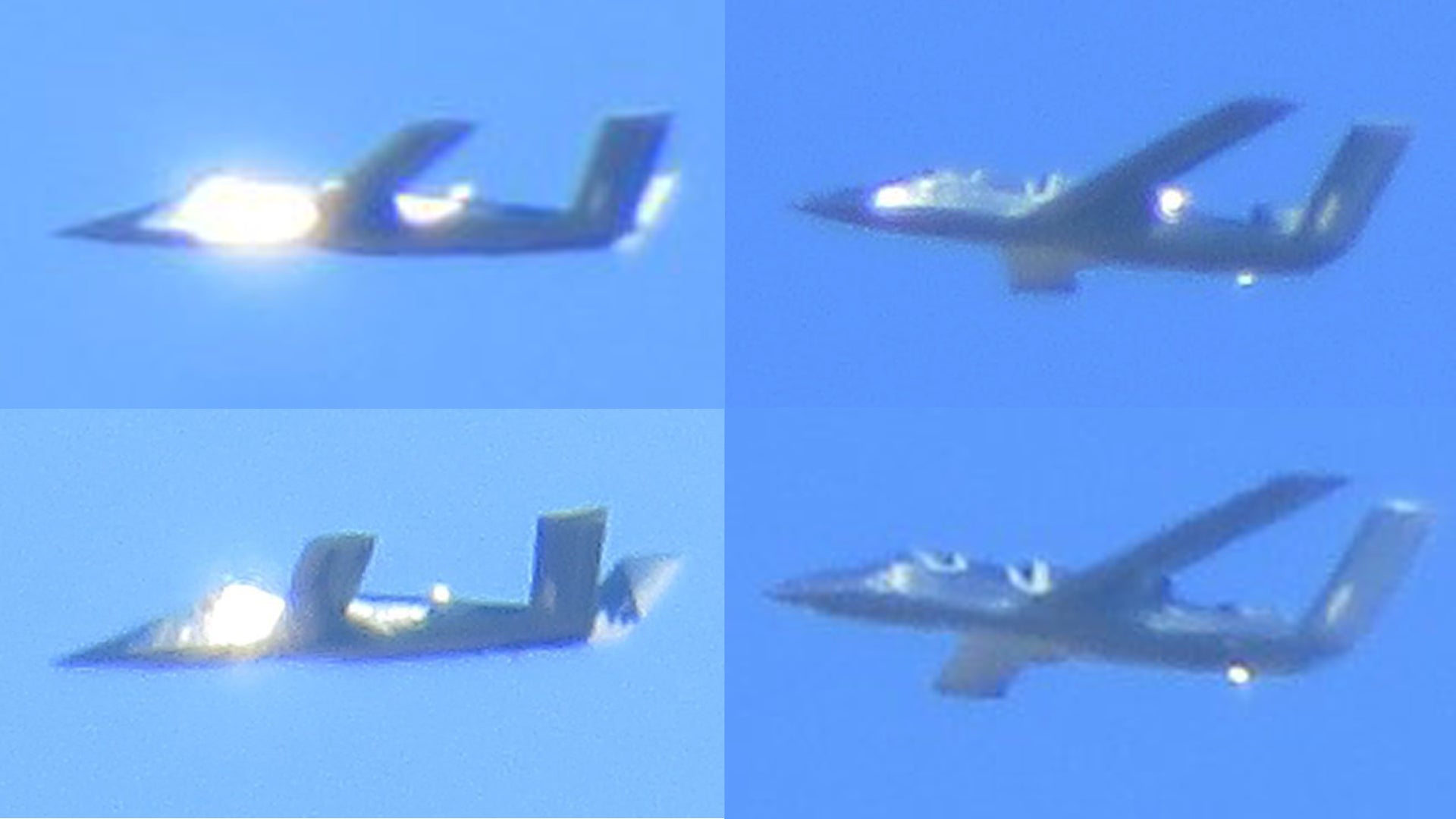 Stealthy 'Son Of Ares' Jet Seen Covered In Mirrors During Mysterious ...
