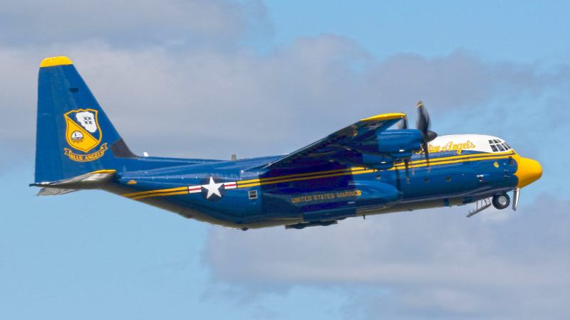 Check Out The Blue Angels' New Fat Albert C-130J In All Its Glory
