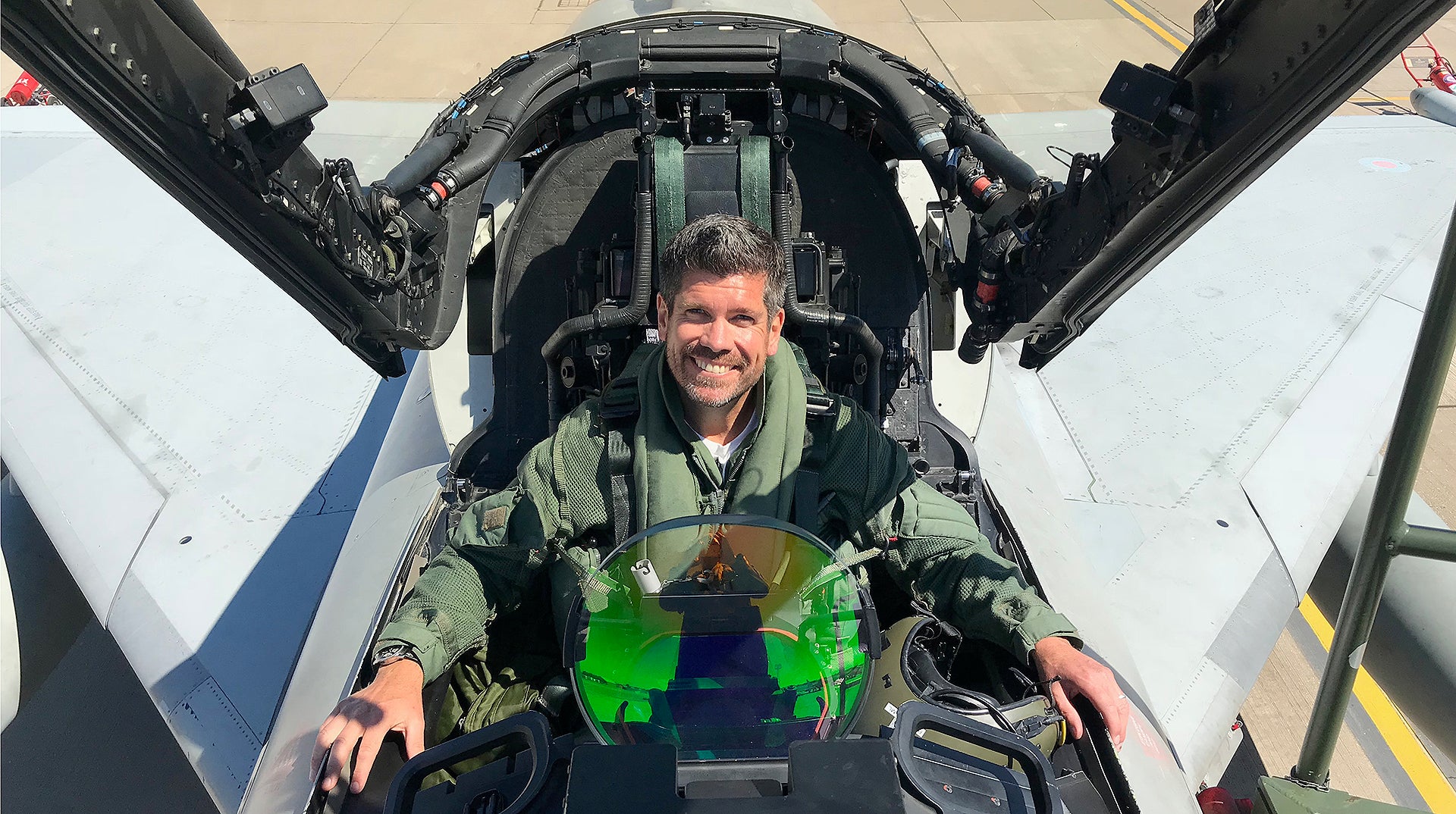 Military Aviation Journalist Jamie Hunter Has Touched Down At The War Zone