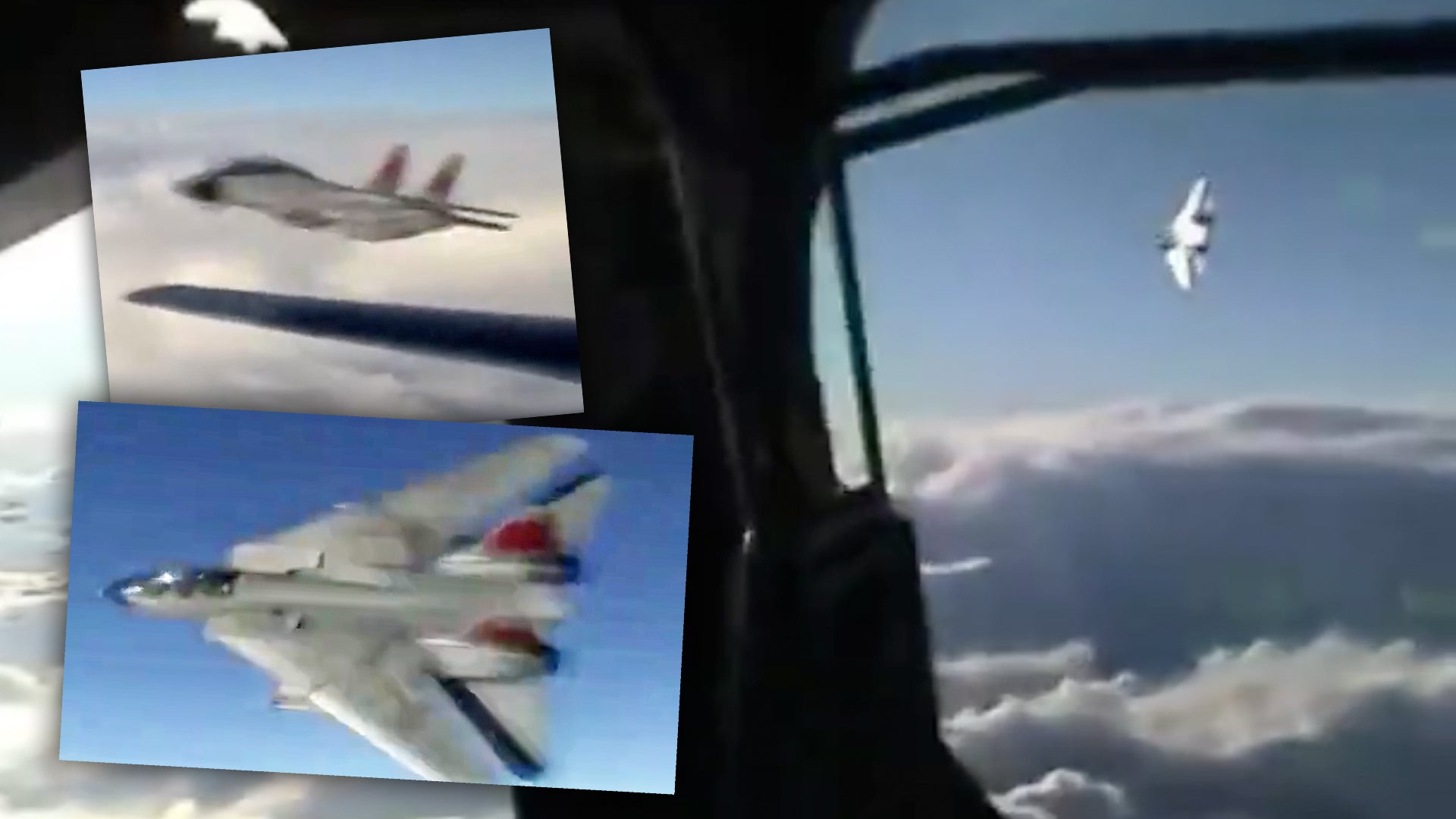 This Crazy Video Of An F-14 Tomcat Blasting By Another At High-Altitude ...