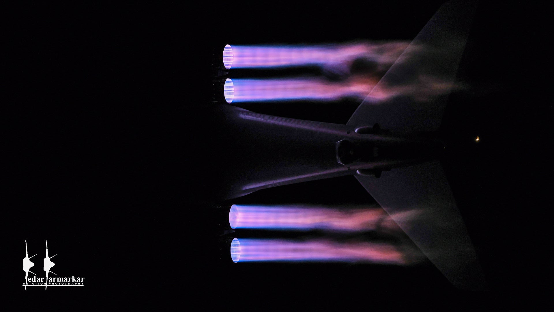 This Is The Most Stunning Photo Of A B-1B Bomber Night Launch We've ...