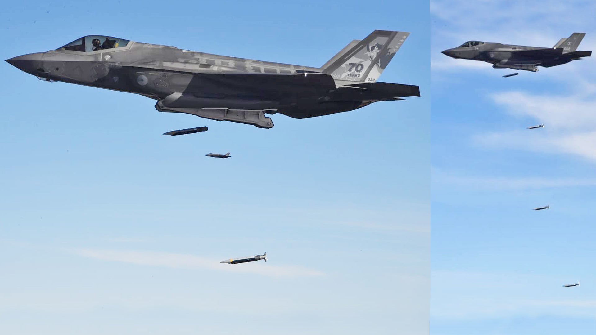 Check Out These F-35s Dropping Full Loads Of Small Diameter Bombs ...