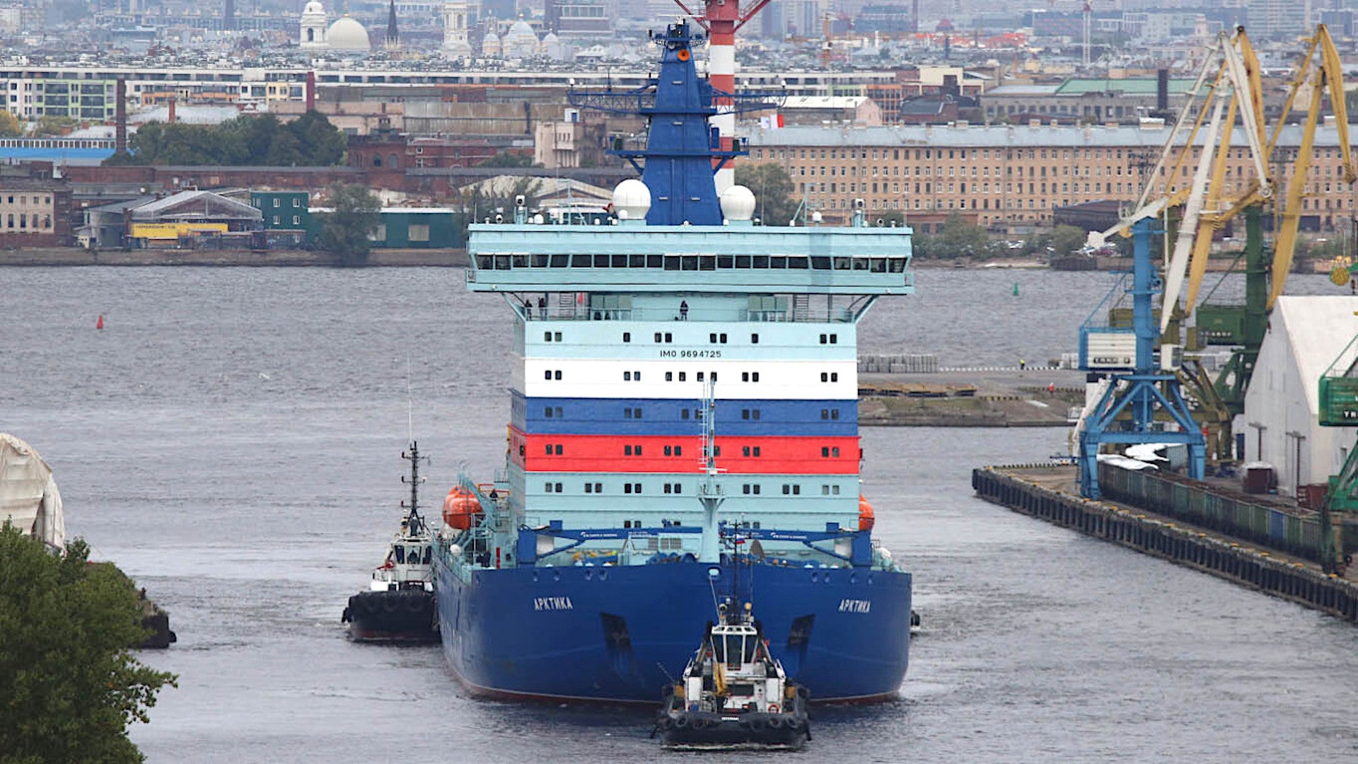 Russia's New Icebreaker, The World's Largest, Is Heading To The Arctic ...
