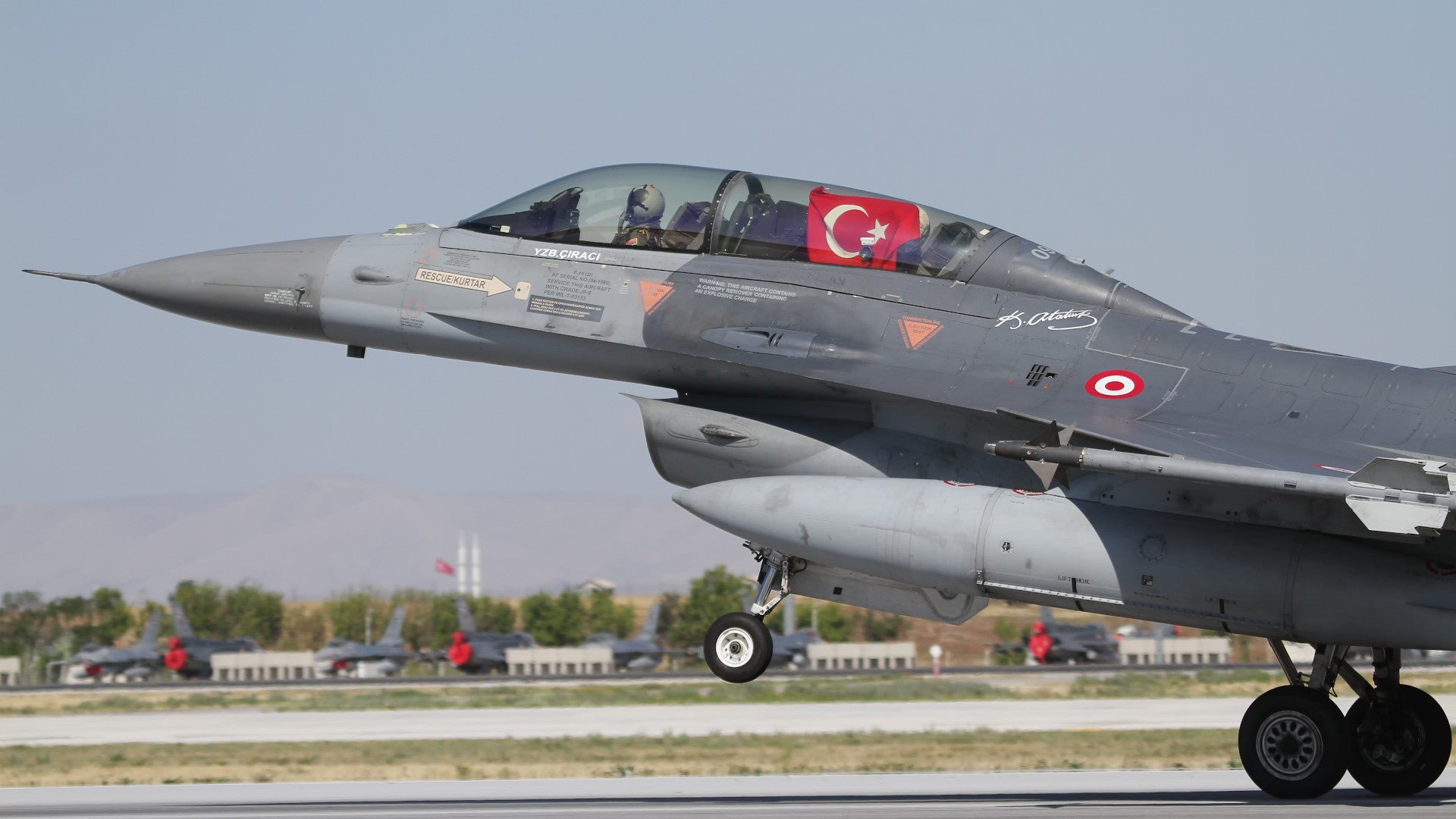 Turkey's Forward Deployed F-16s In Azerbaijan Have Moved To A New Base