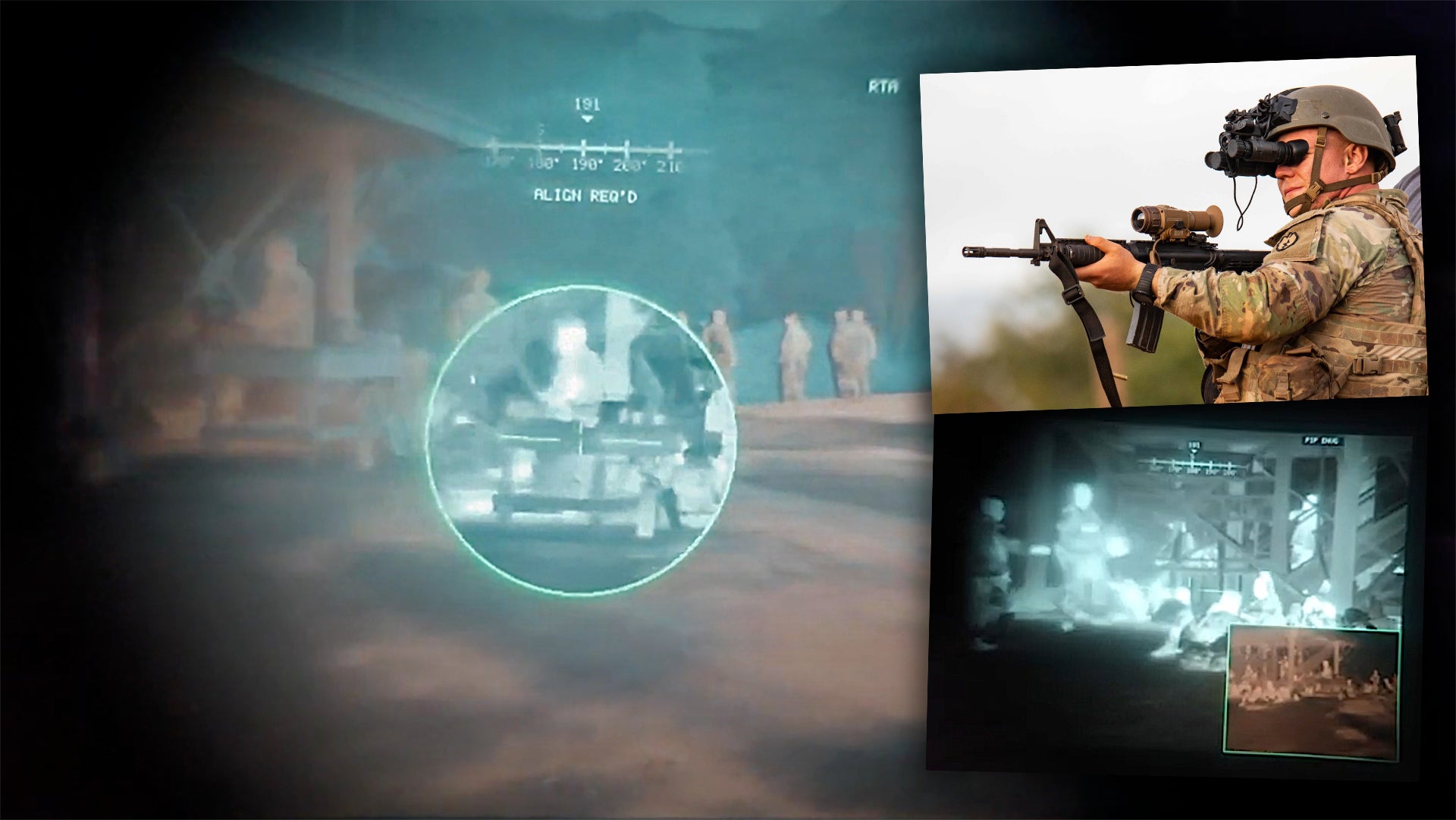 The View Through The Army's New Night Vision Goggles Looks Straight Out ...