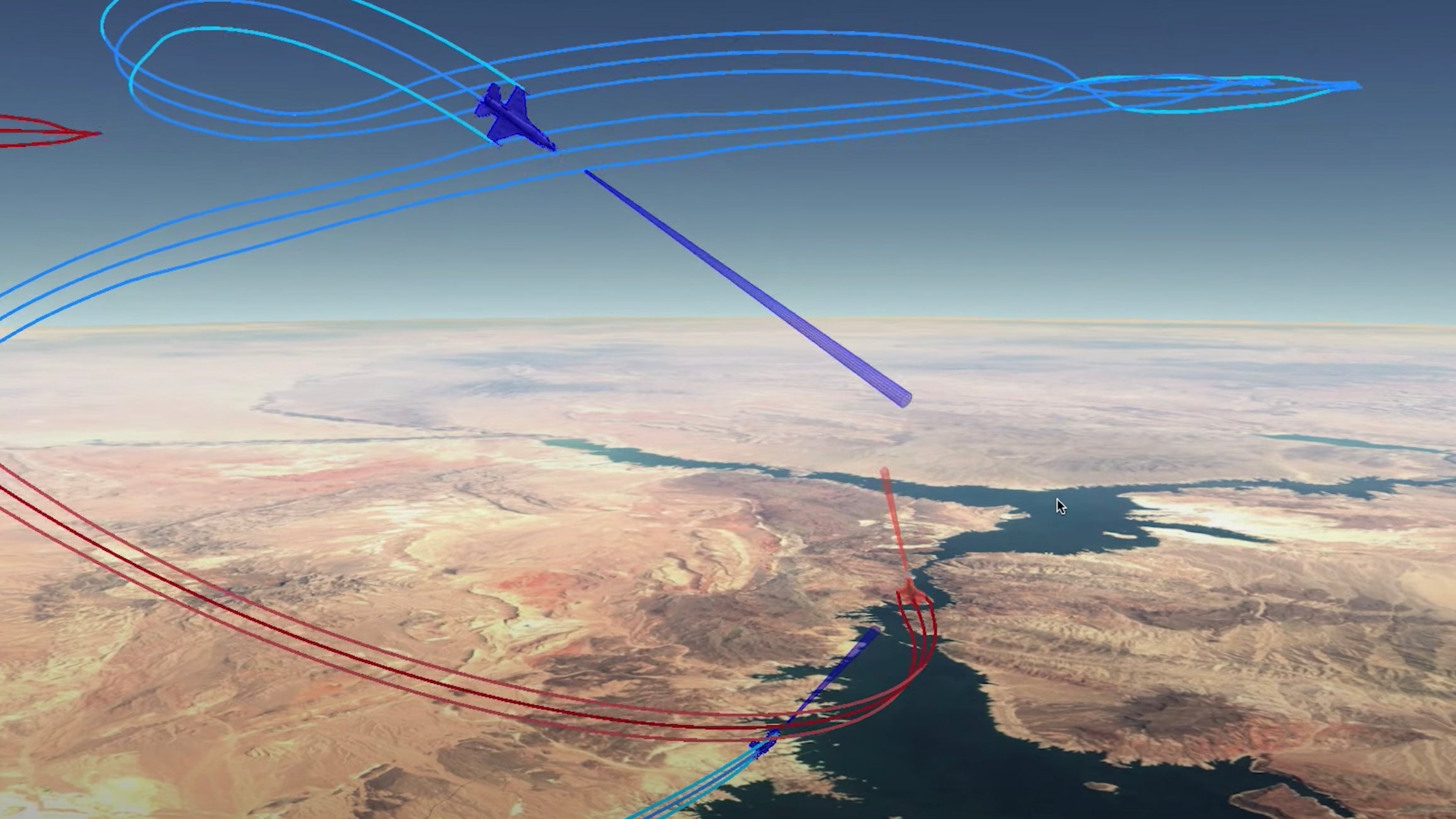 AI-Controlled F-16s Are Now Working As A Team In DARPA's Virtual Dogfights