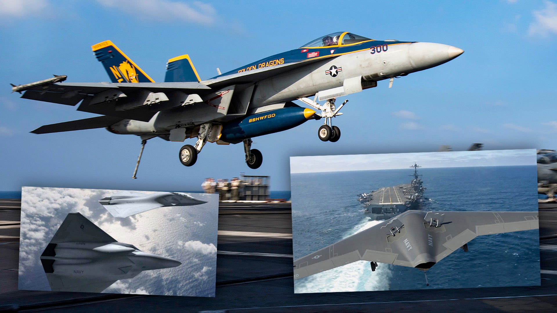 Navy’s Aviation Boss Lays Out Big Vision For Drone-Packed Carriers Of ...