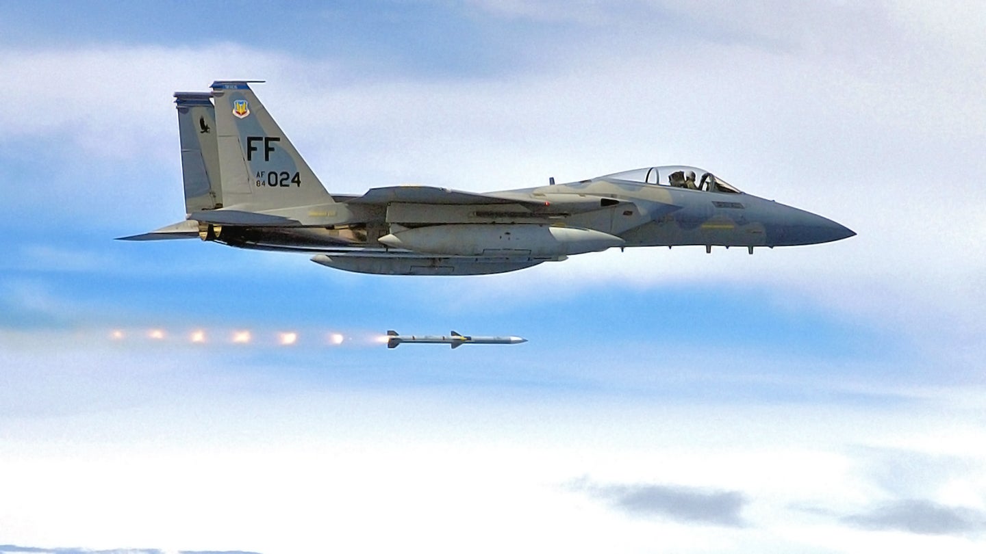 F-15 Eagle Scores “Longest Known” Air-To-Air Missile Shot During U.S ...