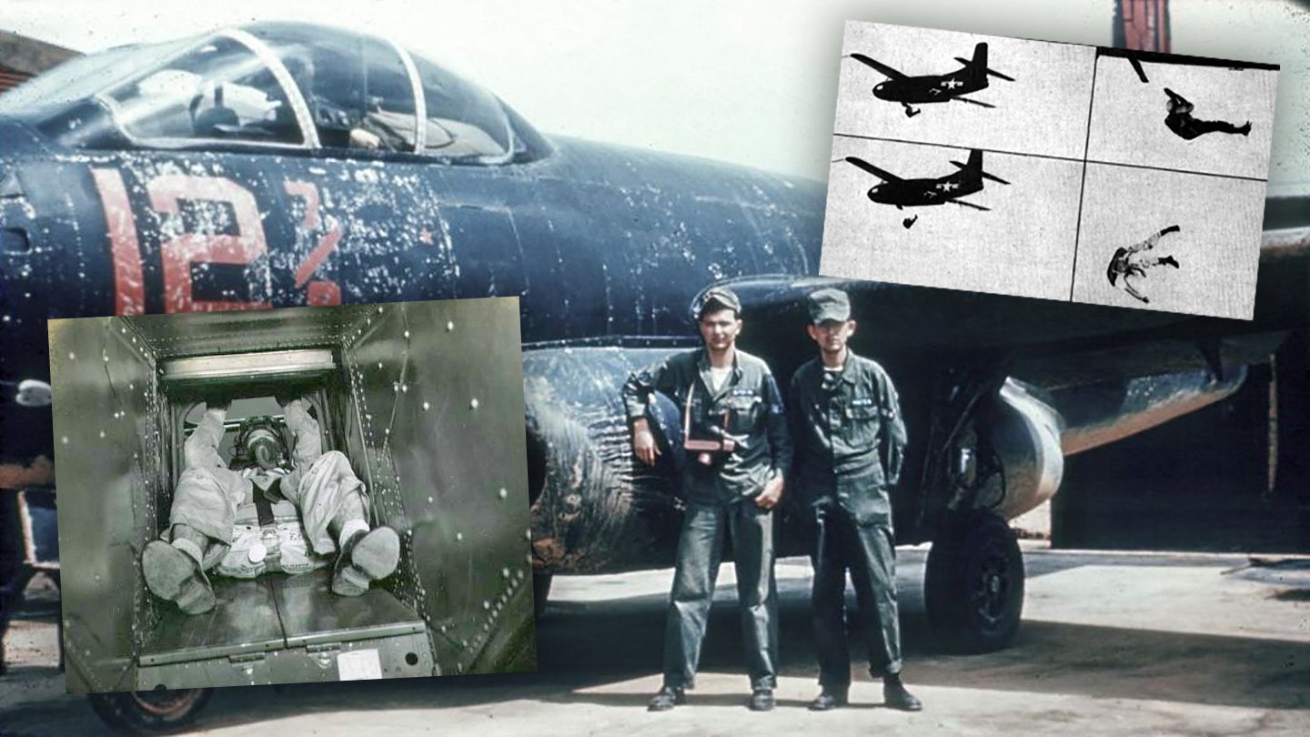 With No Ejection Seats, Skyknight Fighter Crews Slid Down A Tunnel To ...
