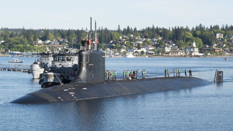 Damaged Submarine USS Connecticut Has Left San Diego On Its Voyage Home ...