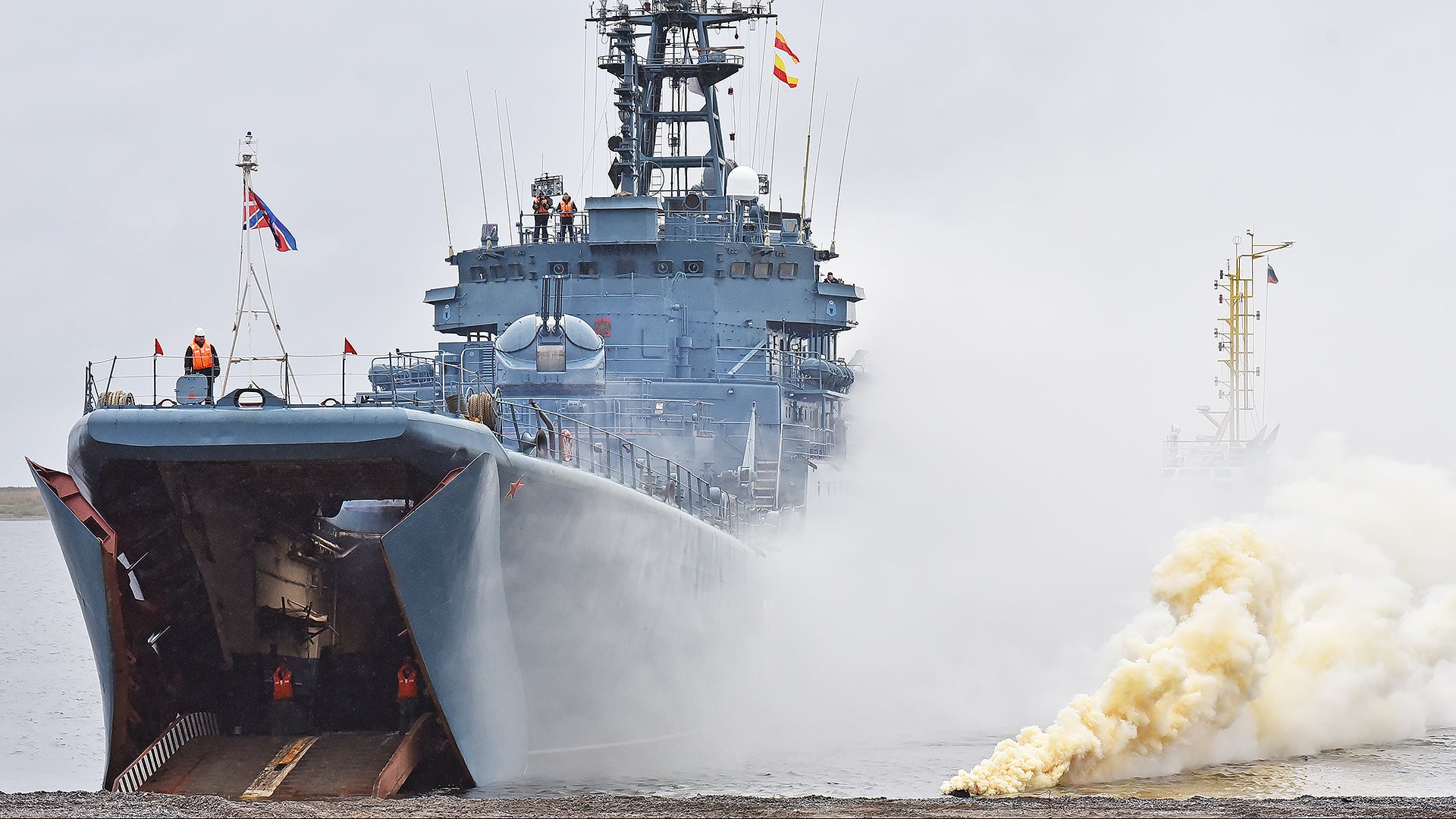 More Russian Landing Ships Leave The Baltic Sea Amid Growing Fears Of ...