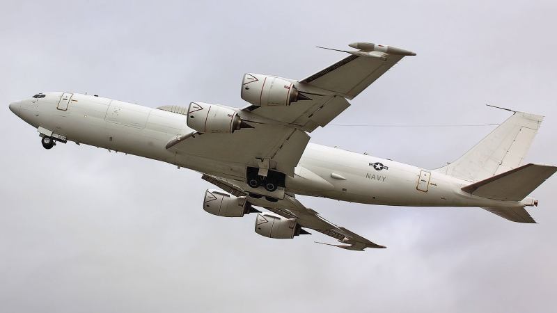 Here's Why An E-6B Doomsday Plane Was Flying Tight Circles Off The ...